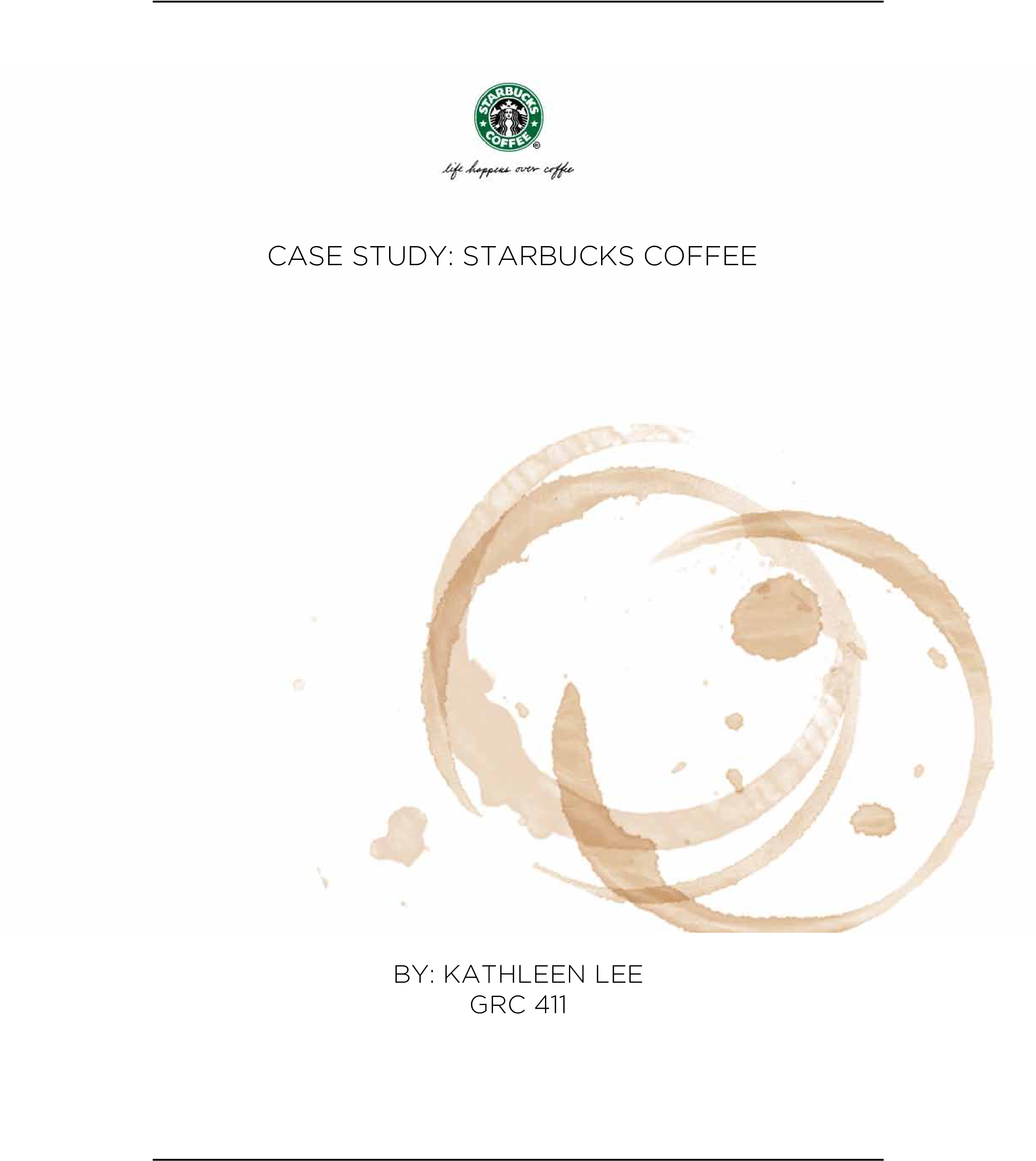 Download Case Study Swot Analysis Main Image - Starbucks Logo Coffee Stain - Full Size PNG Image ...