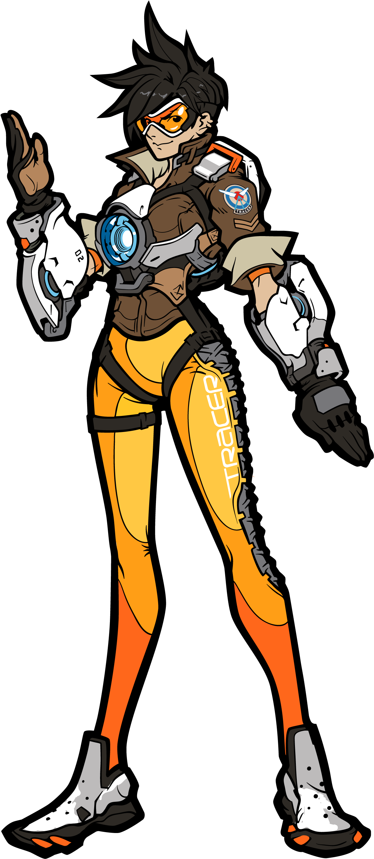 Download Tracer - Overwatch Figpin Soldier 76 - Full Size PNG Image ...