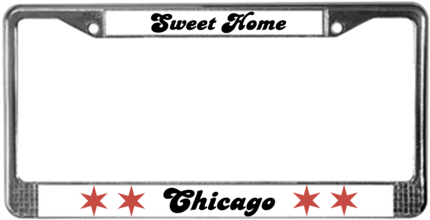 Download Chicago Flag License Plate Frame - License Plate Frames - Full ...