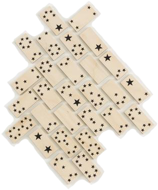 Download Dominoes - Star - Star - Full Size PNG Image - PNGkit