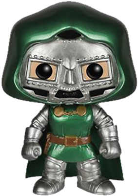 Download Transparent Doom Icon - Funko Dr Doom (metallic) Pop! Vinyl ...