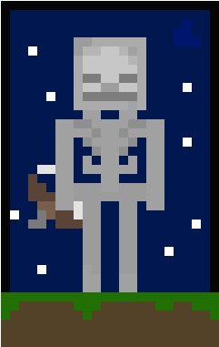 Download Minecraft Skeleton - Minecraft - Full Size PNG Image - PNGkit