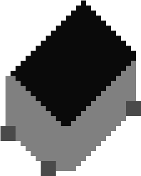 Download Transparent Minecart - 8 Bit Shield - PNGkit