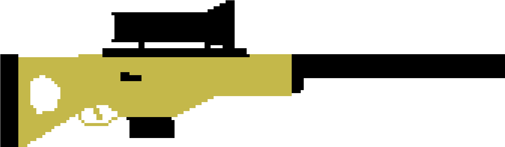 Download Bolt Sniper/ Fortnite - Pixel Art Fortnite Gun - Full Size PNG ...