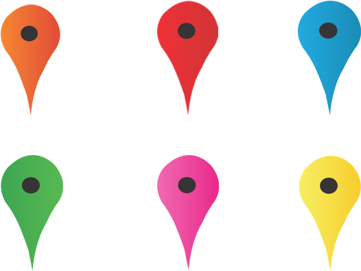 Download Map Pointers - Pointers In A Map - Full Size PNG Image - PNGkit