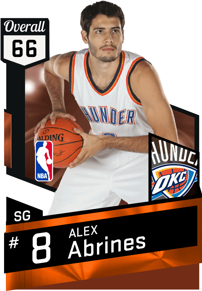 Download Alex Abrines - Nba 2k17 Abrines - Full Size PNG Image - PNGkit