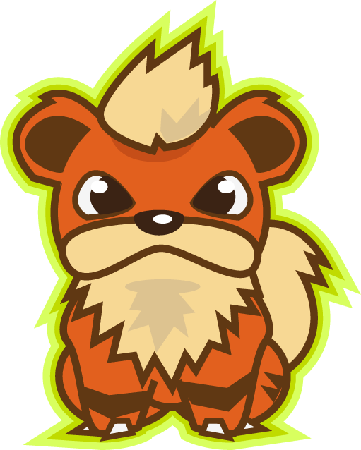 Download Growlithe - Cartoon - Full Size PNG Image - PNGkit