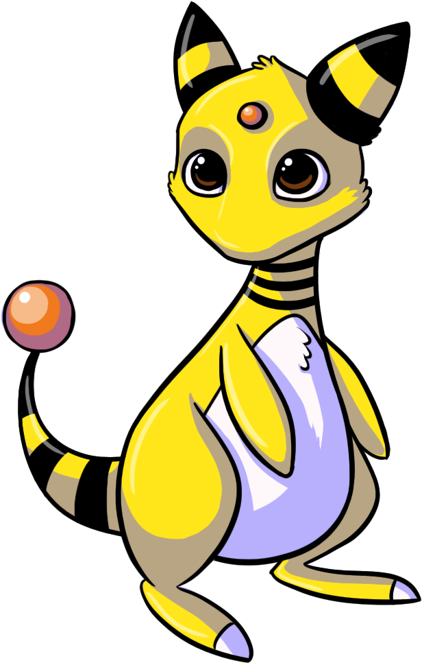 Download Ampharos I'm Only 70 More Gen Ii Pokemon To Go - Cartoon ...