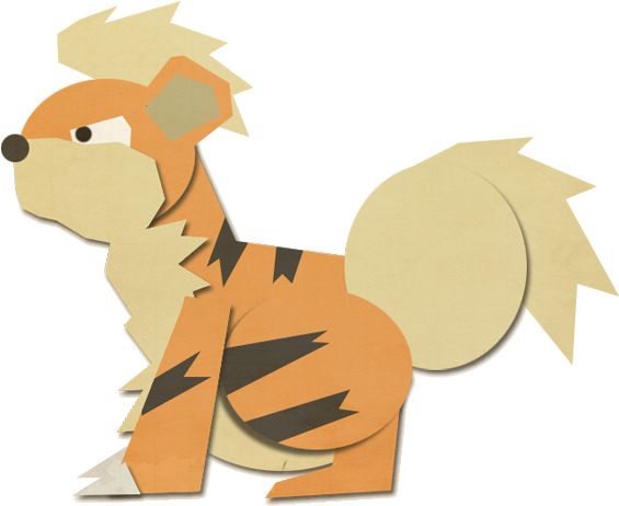 Download Growlithe - Cartoon - Full Size PNG Image - PNGkit