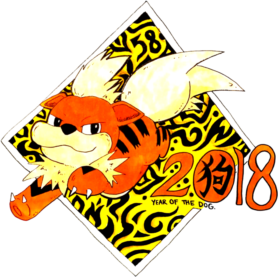 Download Year Of The Growlithe - Cartoon - Full Size PNG Image - PNGkit