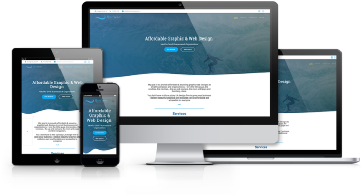 Download Blue Wave Brand Design - High Quality Website Design - Full ...