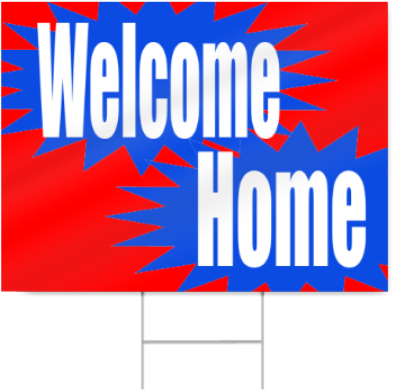 Download New House Welcome Sign - Graphic Design - Full Size PNG Image ...