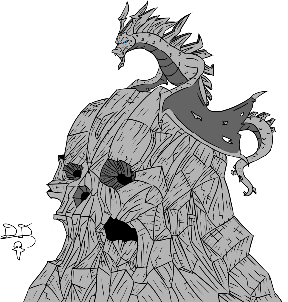 Download On Skull Rock Tattoo For Father By - Illustration - Full Size ...