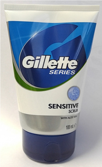 Download Gillette Series Sensitive Scrub With Aloe Vera 100ml ...