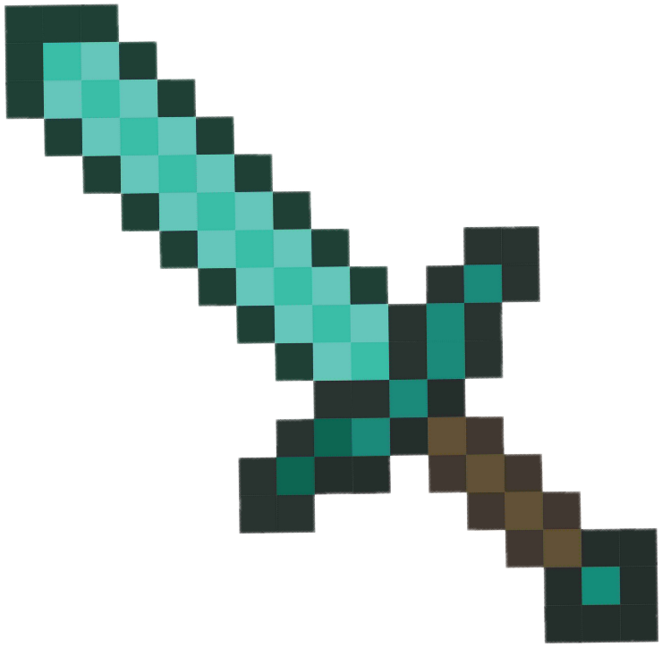 Download Mc Freetoedit Remixit - Minecraft Diamond Sword Left - Full ...