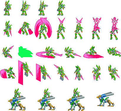 Download Transparent Harpuia Sprite Sheet Part 2 Photo By Tamakaro ...