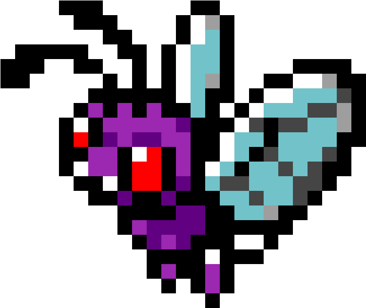 Download Butterfree - Pokemon Pixel Art Metapod - Full Size PNG Image ...