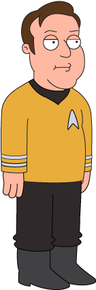 Download Pin By Daniel On Family Guy - Star Trek Family Guy Kirk Png ...