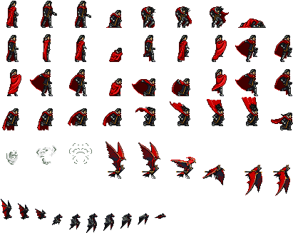 Castlevania Alucard Sprite