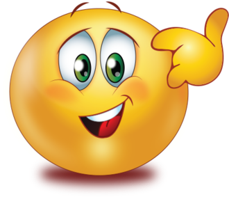Download Happy Face Emoticon - Face Thinking - Full Size PNG Image - PNGkit