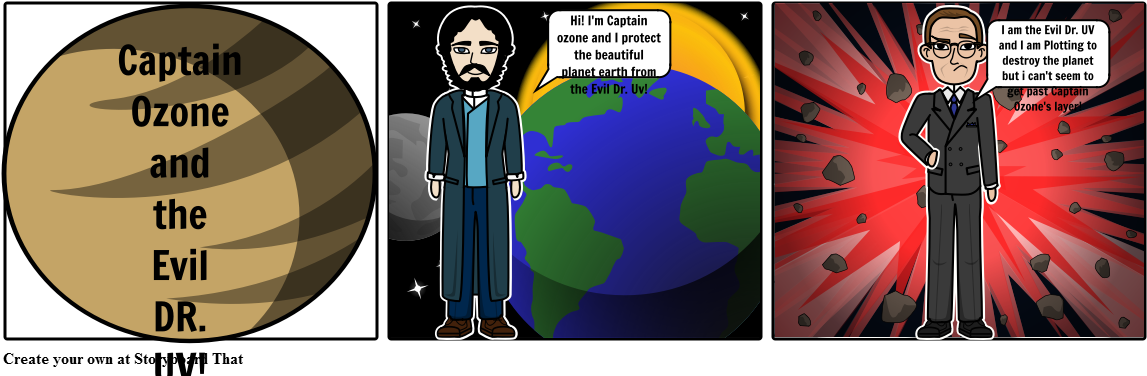 Download Captain Ozone And The Evil Dr - Ultraviolet - Full Size PNG ...