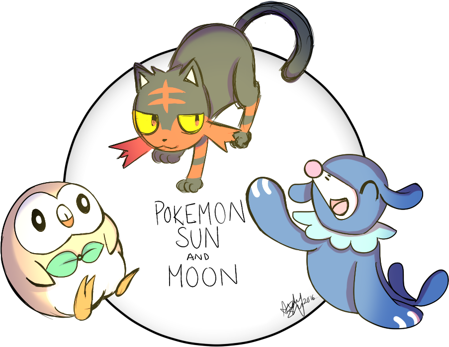 Download Sun And Moon Starters - Easy Pokemon Sun And Moon Drawing Easy ...