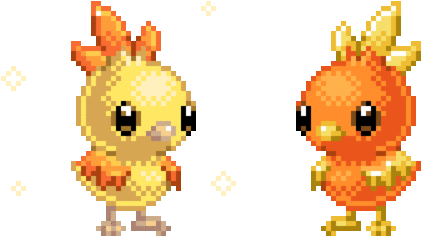 Download Updated 26 Jun - Torchic And Shiny Torchic - Full Size PNG ...