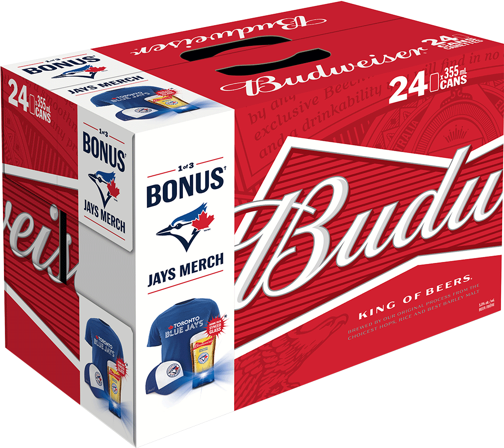 Download Budweiser Blue Jays Incase - Budweiser Beer, 30 Pack, 12 Fl Oz ...