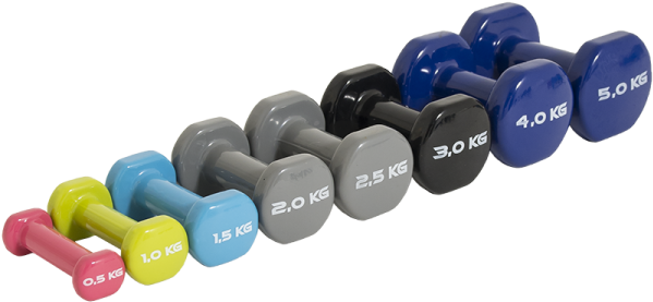 Download Vinyl Dipped Dumbells - Dumbbell - Full Size PNG Image - PNGkit