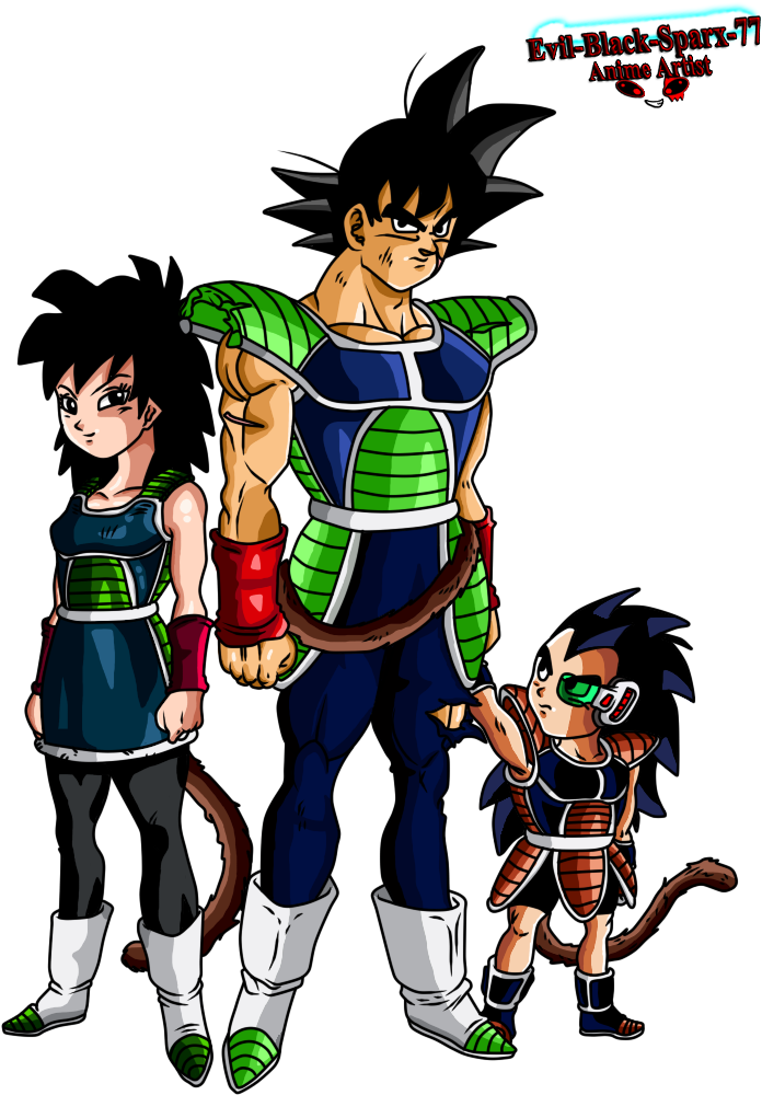 Download Evil Kid Png Jpg Library - Baby Goku And Gine - Full Size PNG ...