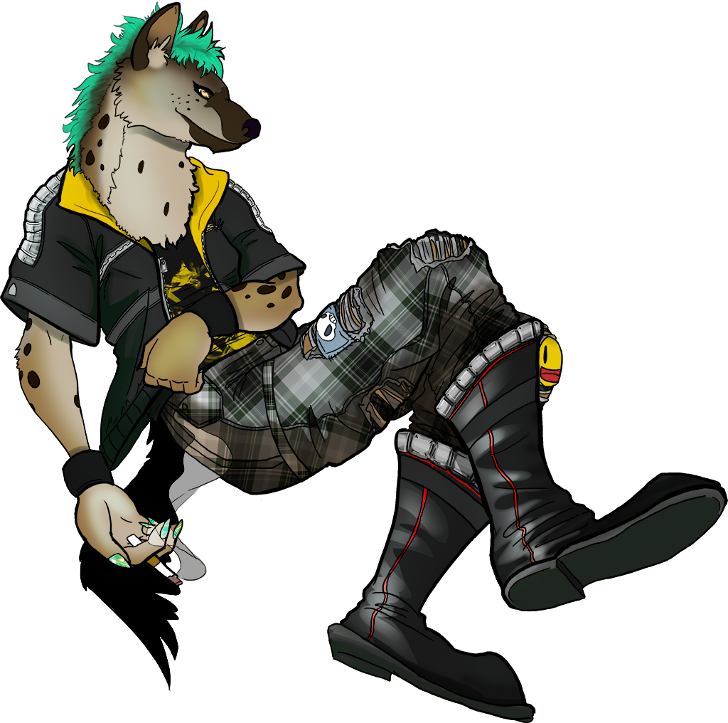 Download Hyena Girl - Cartoon - Full Size PNG Image - PNGkit