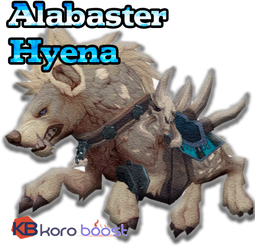 Download Buy Alabaster Hyena Wow Bfa Mount - Warcraft - Full Size PNG ...