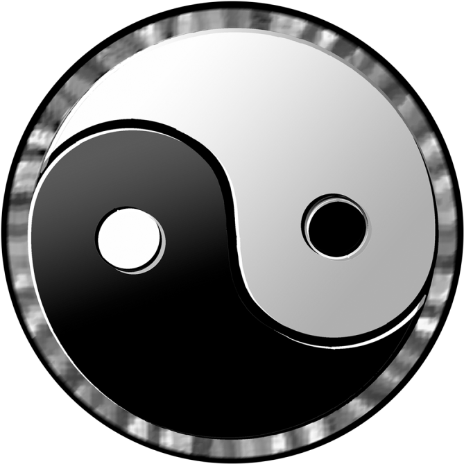 Download Ying Yang - 8 Ball Icon - Full Size PNG Image - PNGkit