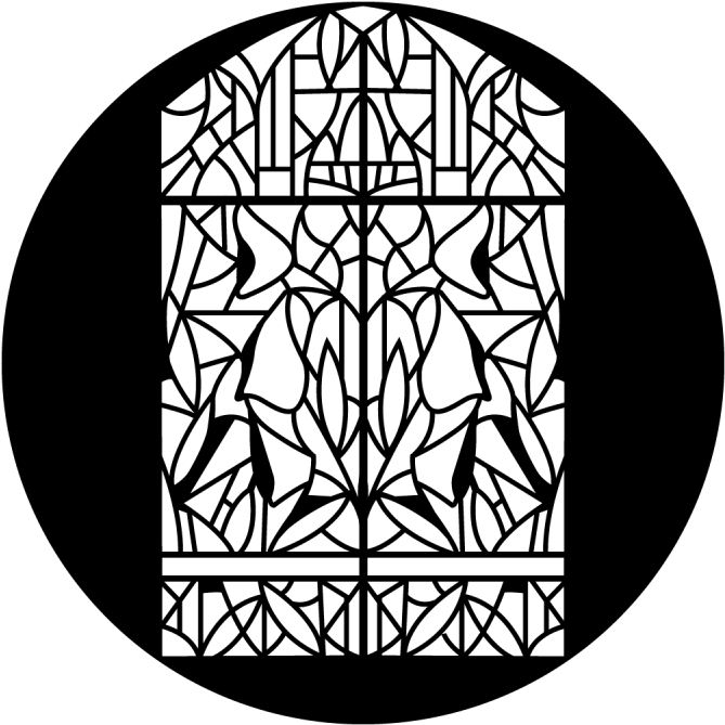 Download Transparent Window Stained Glass - Stained Glass Complete Gobo ...
