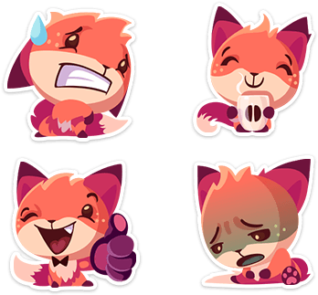 Download Foxy - Эмоции Фокси - Full Size PNG Image - PNGkit