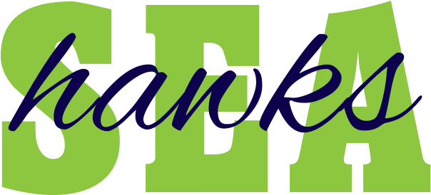 Download Seahawk Drawing Stencil - Transparent Seahawk - Full Size PNG ...