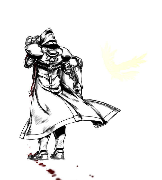 Download Mercy Clipart Overwatch Mercy Sketch - Overwatch - Full Size ...