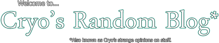 Download Cryo's Random Blog - Video Game - Full Size PNG Image - PNGkit