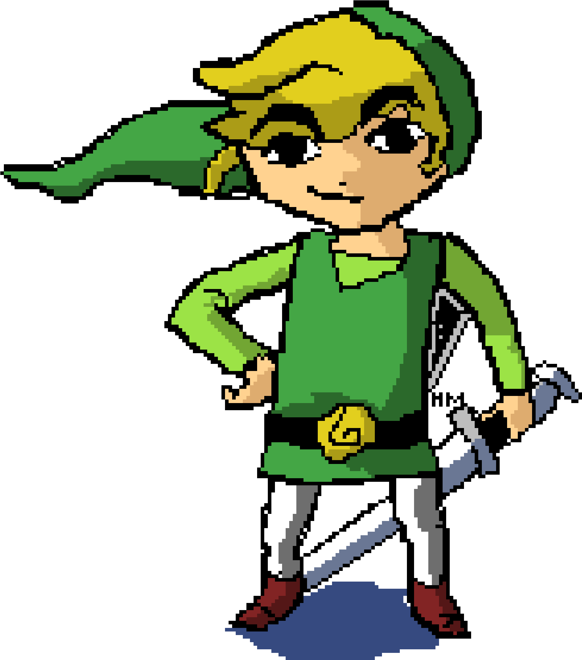 Download Toon Link - Cartoon - Full Size PNG Image - PNGkit