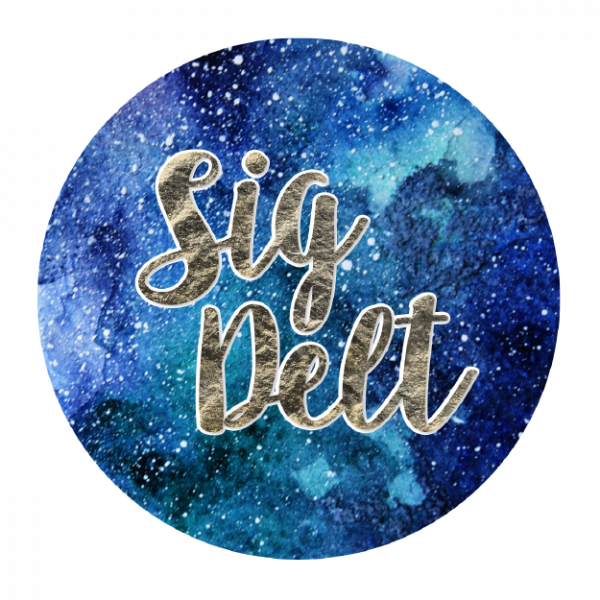 Download Sigma Delta Tau Pop Socket - Calligraphy - Full Size PNG Image ...