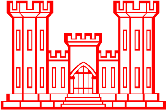 Download Corps Army Engineer Castle Gold - Full Size PNG Image - PNGkit