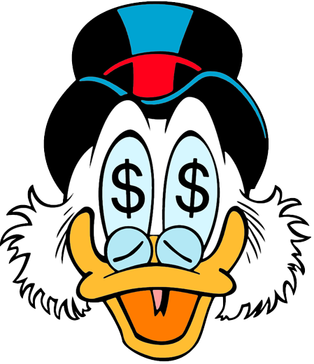 Download Scrooge's Face - Scrooge Mcduck Head Png - Full Size PNG Image ...