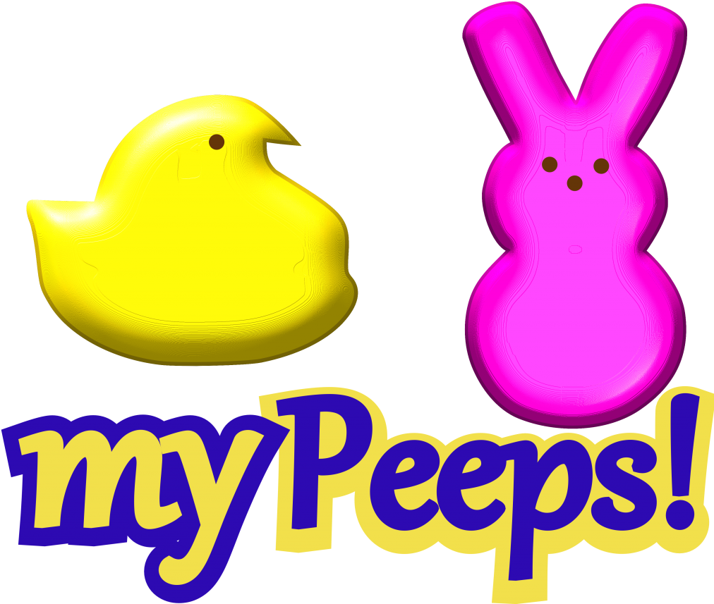 Download Peeps Svg Marshmellow - Peeps Clipart Transparent - Full Size ...