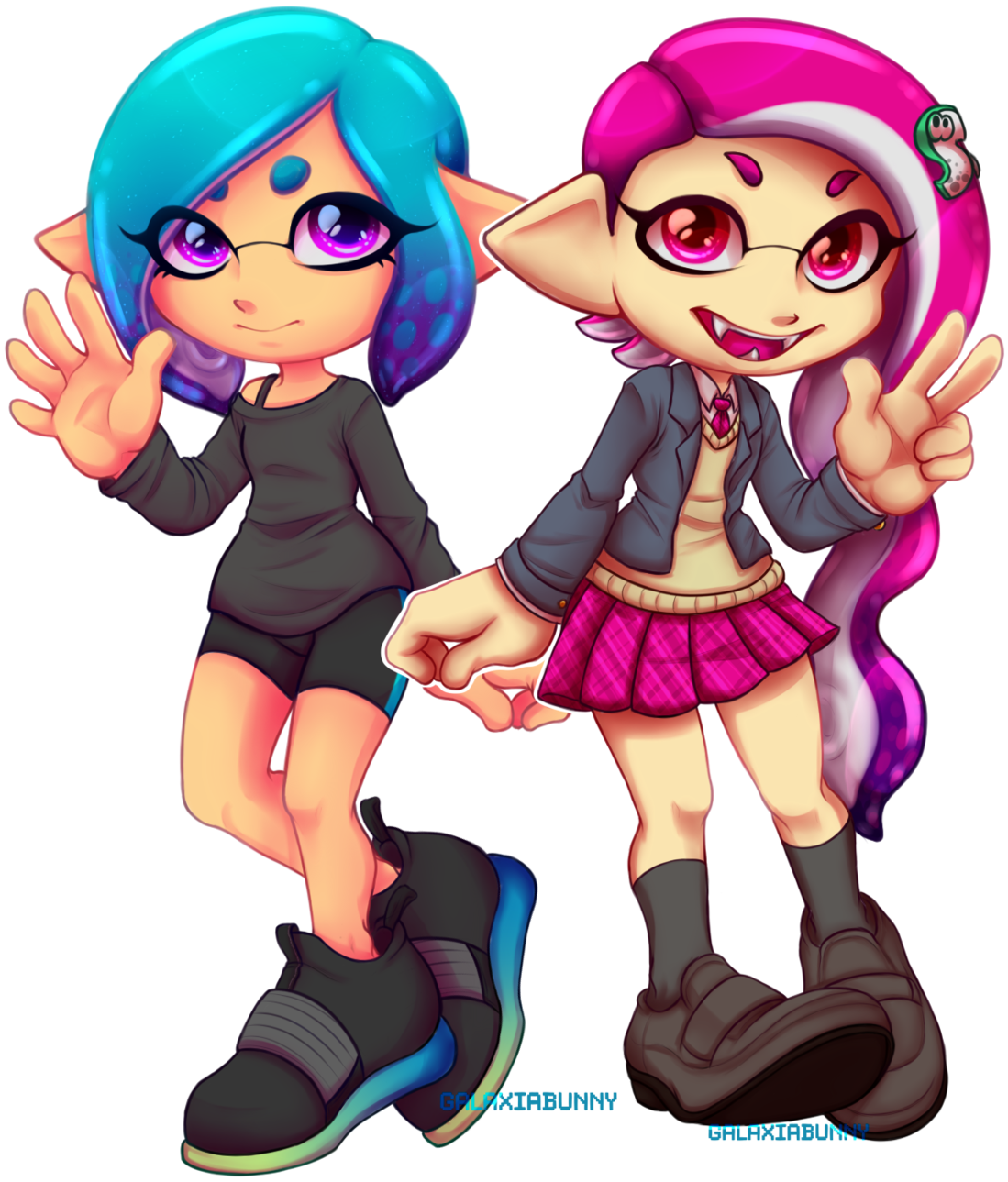 Download Galaxiabunny Ghlhxiabu Eyewear Vertebrate Cartoon Fictional ...