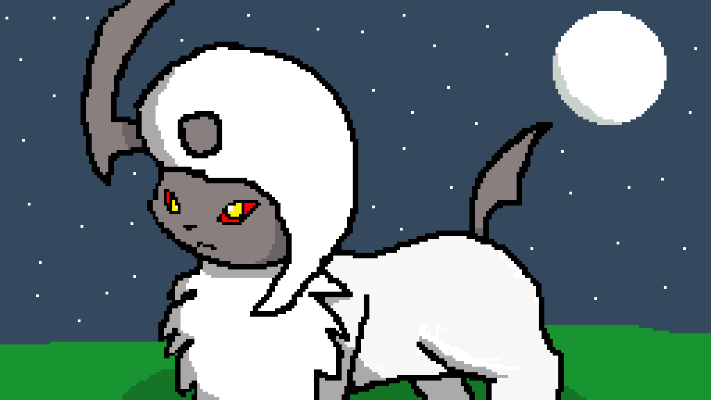 Download Absol - Cartoon - Full Size PNG Image - PNGkit