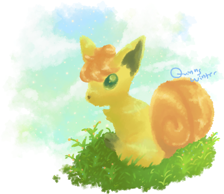 Download Shiny Vulpix For Stuff - Illustration - Full Size PNG Image ...