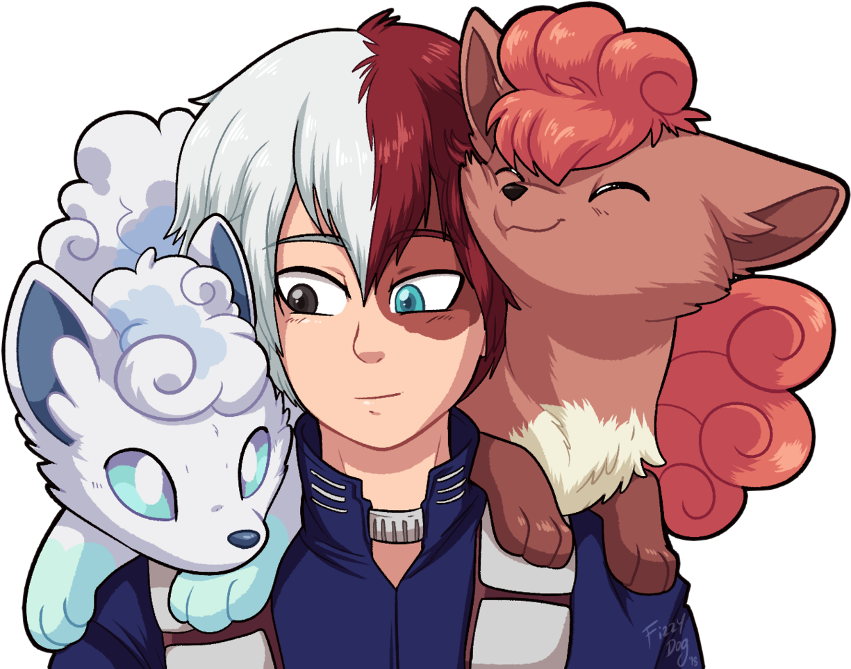 Download Soloshouto With Vulpix And Alolan Vulpix By Fizzy-dog - Art Is ...