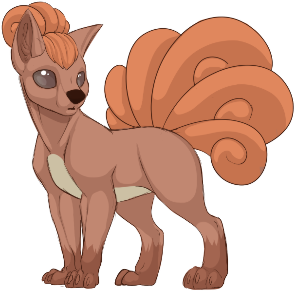Download Vulpix - Cartoon - Full Size PNG Image - PNGkit