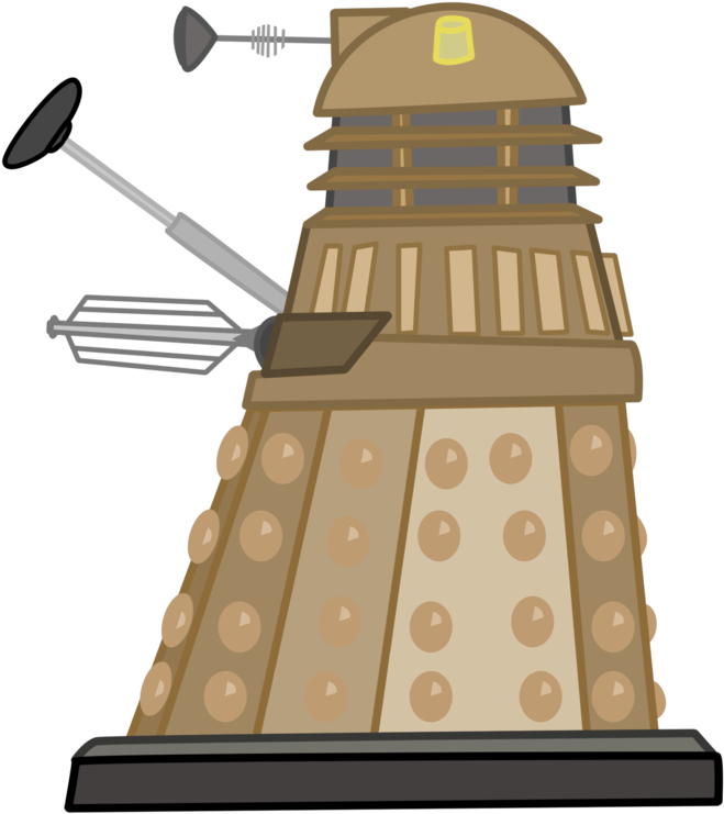 Download Dalek Vector Clipart Library Stock - Cartoon Dalek Transparent ...