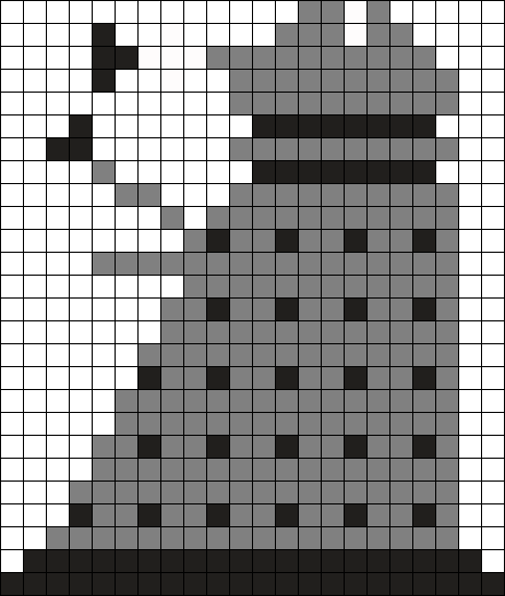 Download Doctor Who Dalek Perler Bead Pattern / Bead Sprite ...